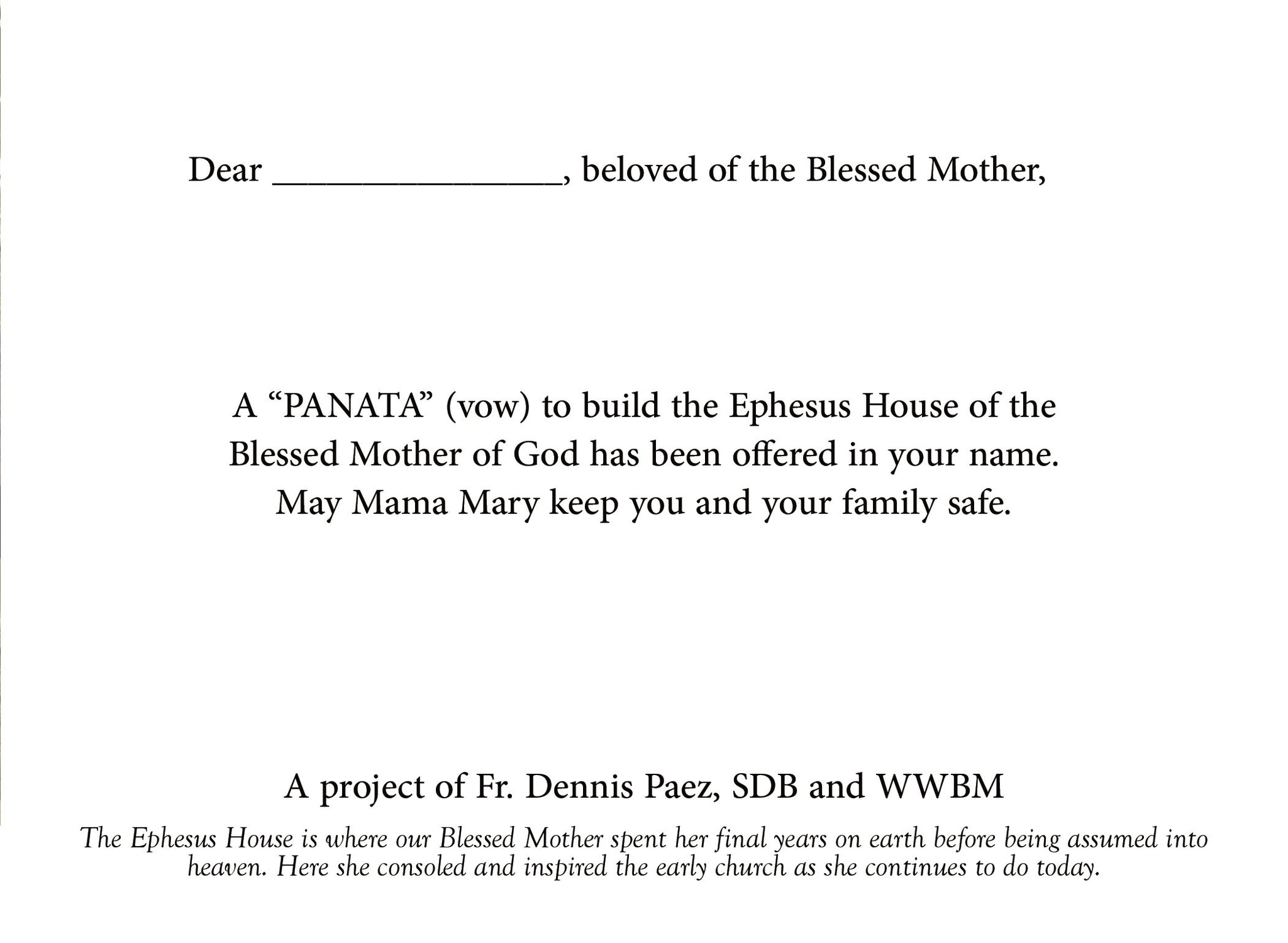 Panata Cards – WWBM